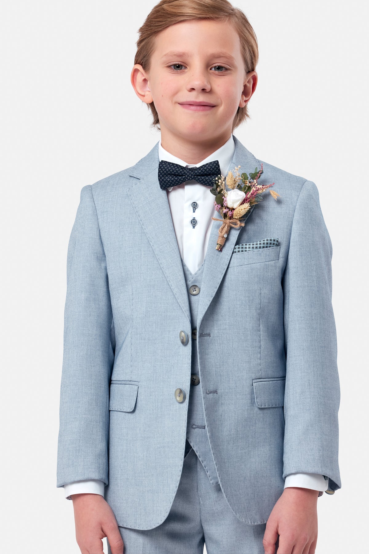 Boys Albert Blue Waistcoat – Spirit Clothing