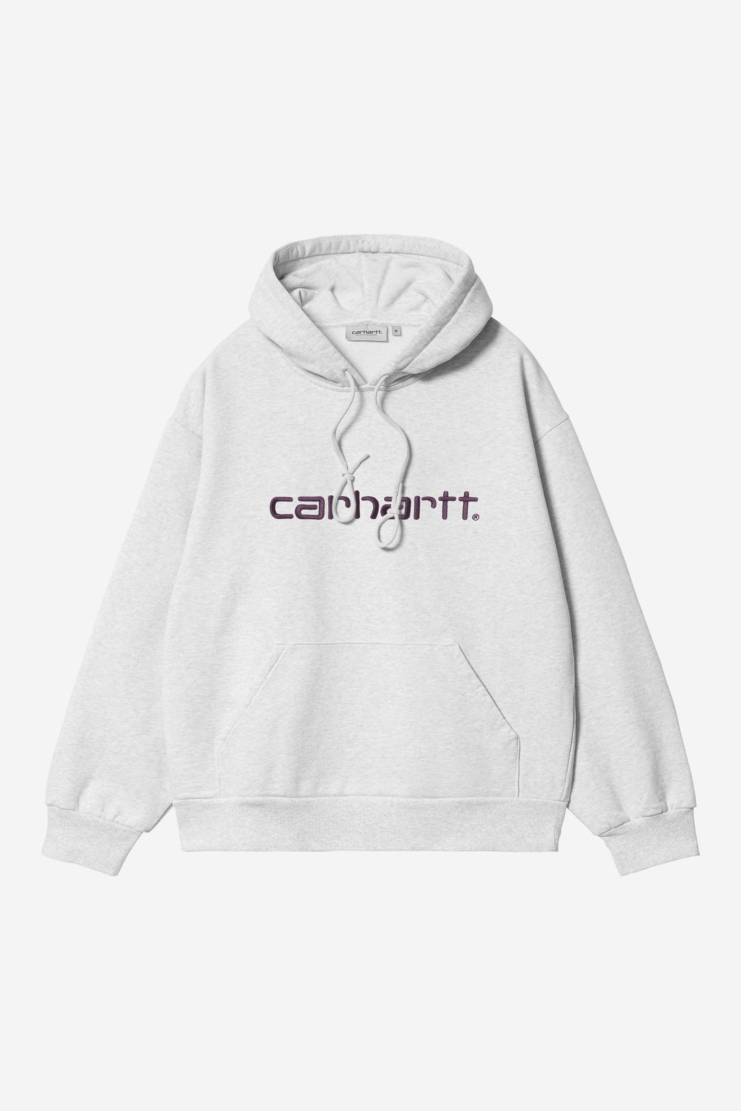 Hooded Carhartt Sweat-Ash Heather / Cozy Purple – Spirit Clothing